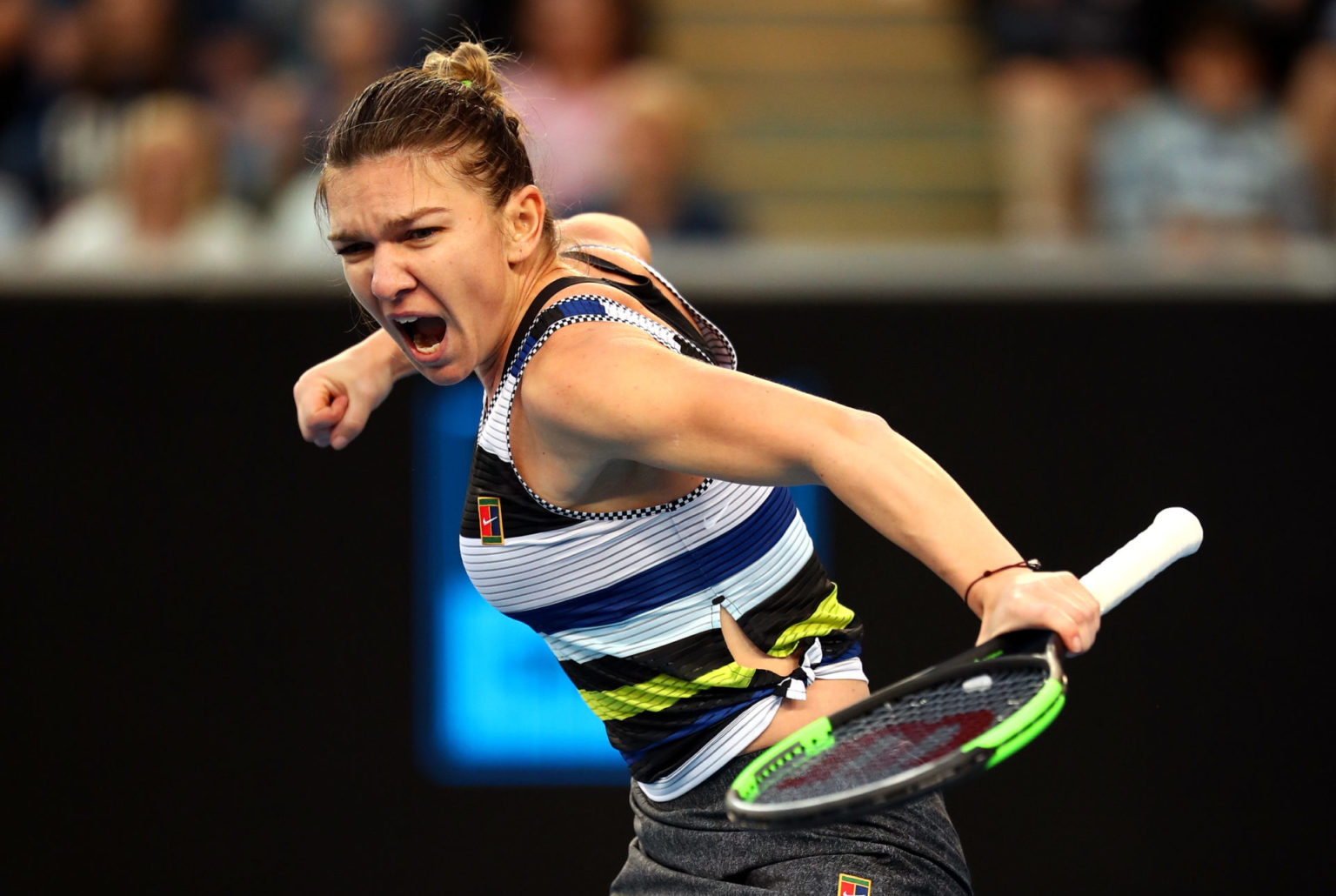 Halep, hotărâtă să nu mai ierte nimic! Victorie rapidă în primul tur la AO