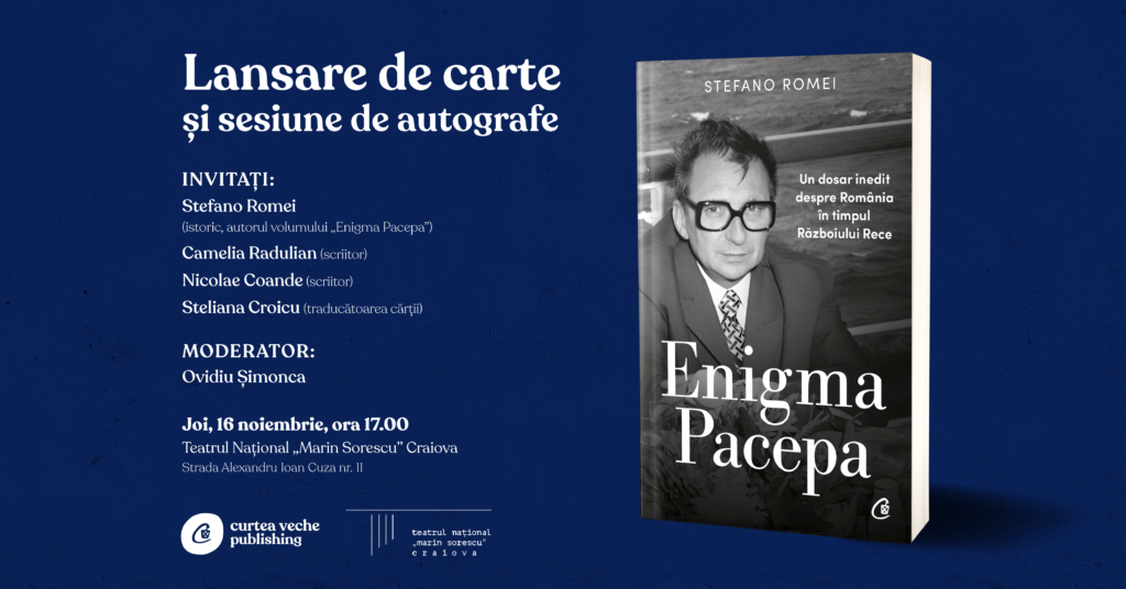 Lansare de carte „Enigma Pacepa” la Teatrul Național din Craiova ...