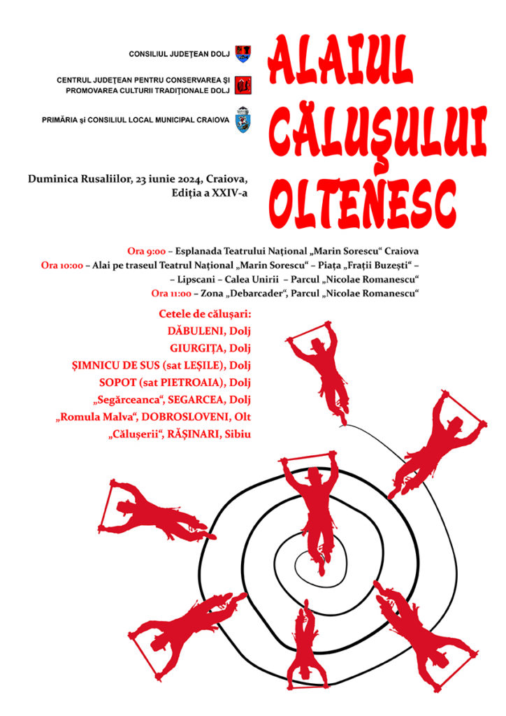 Alaiul Călușului Oltenesc în Duminica Rusaliilor - GAZETA de SUD