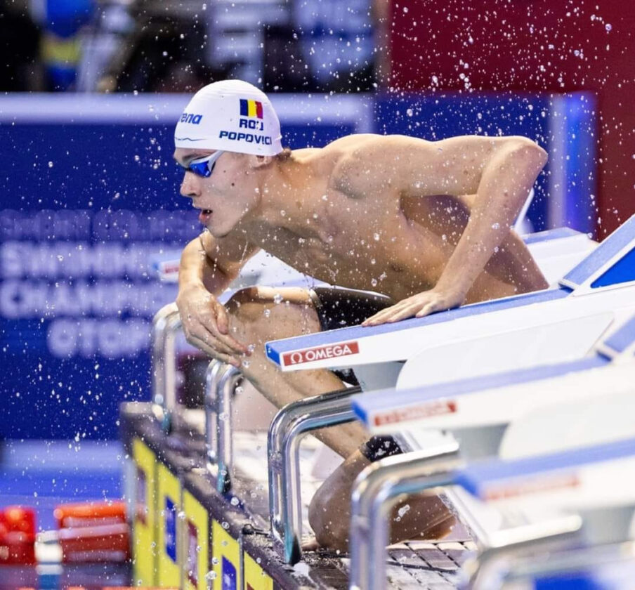 David Popovici e în finală și la 200 m! Emoții mari în această seară