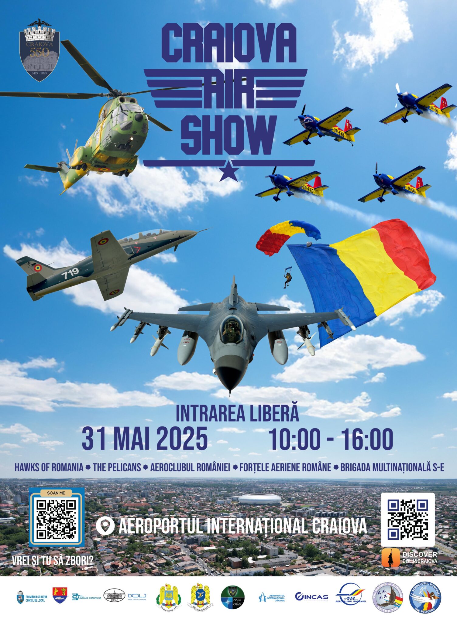 Cel mai mare spectacol aviatic din Oltenia revine la Craiova - GAZETA ...