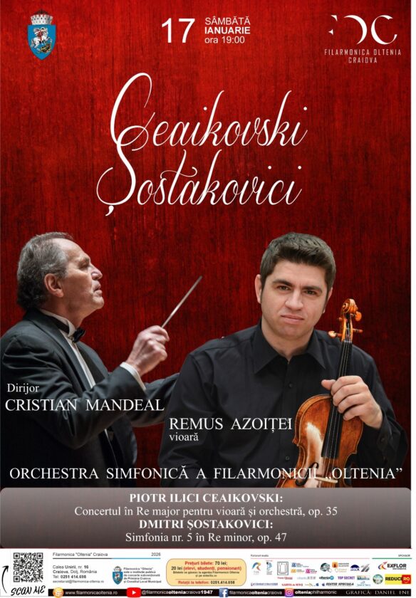 Ceaikovski și Șostakovici - un concert al intensității emoționale la ...