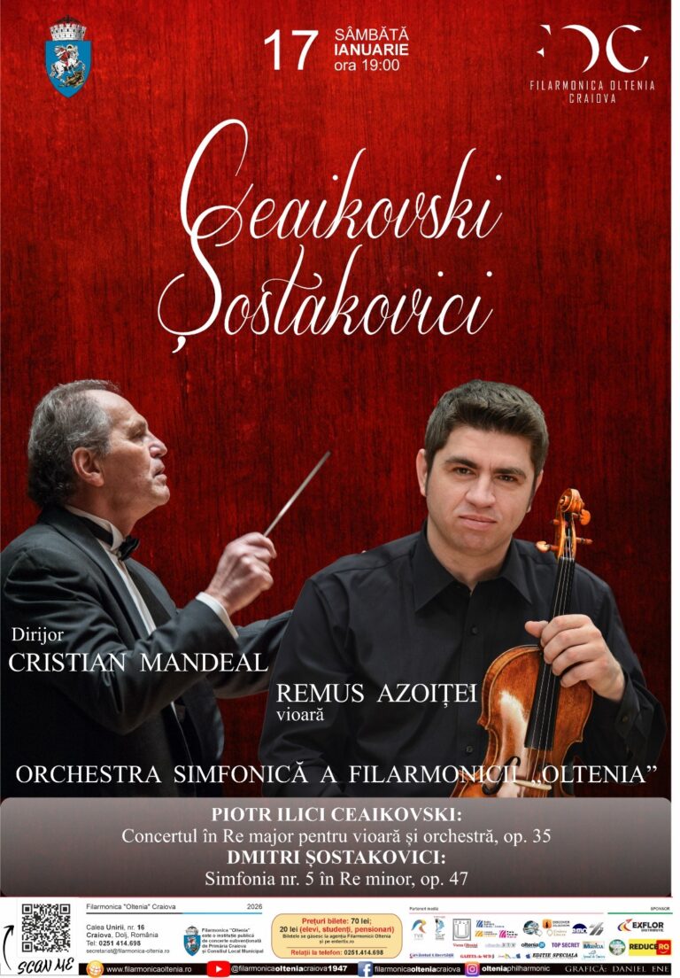Ceaikovski și Șostakovici - un concert al intensității emoționale la ...